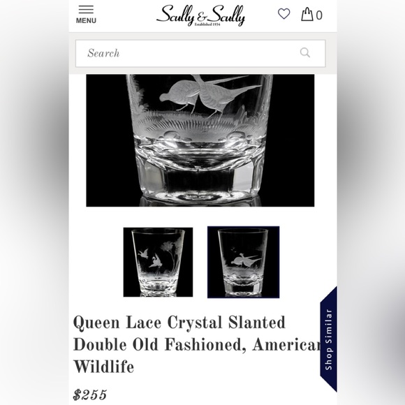 Dining | Scully And Scully Old Fashioned Double Whiskey Glass | Poshmark